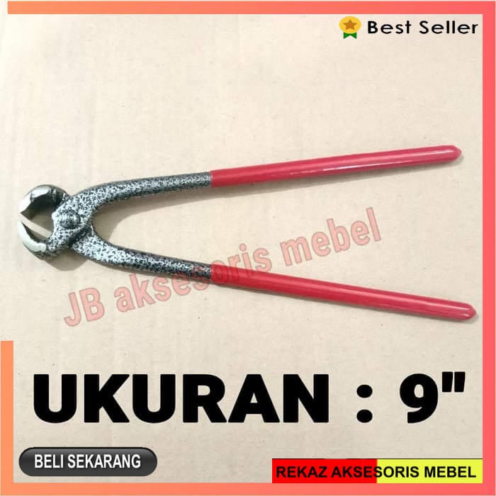 Jual TANG CATUT 9" GAGANG KARET / TANG KAKAK TUA GEGEP BENDRAT 22 cm ...