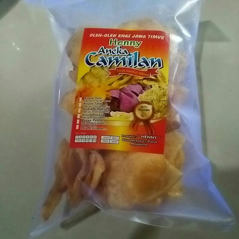 Jual Keripik ubi ungu / oleh oleh khas pacet /keripik telo / makanan ...