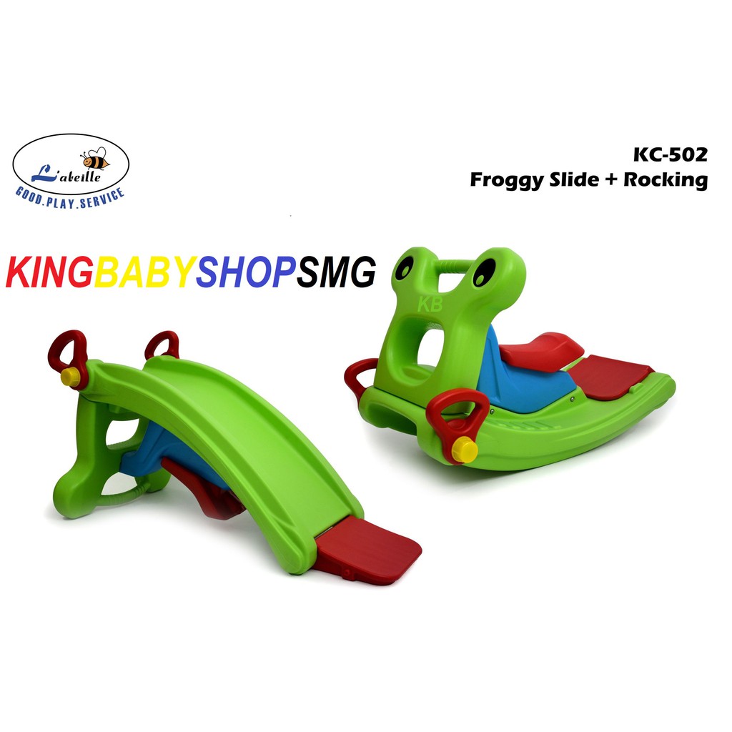 Jual Labeille KC 502 Froggy Slide + Rocking 2 in 1 Pelorotan & Kuda Kudaan | Shopee Indonesia