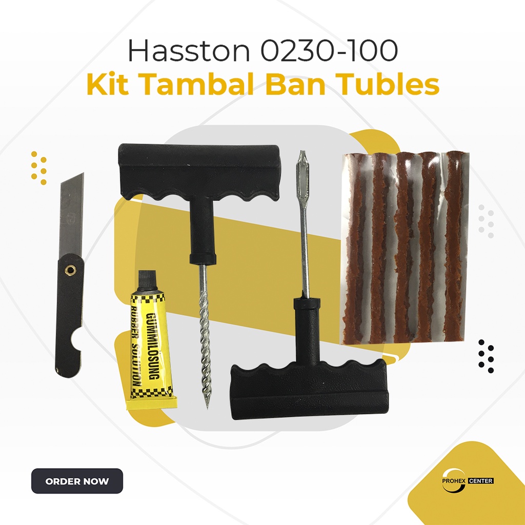 Jual Alat Tambal Ban Tubles Set Tubeless Ban Bocor Motor Mobil ...