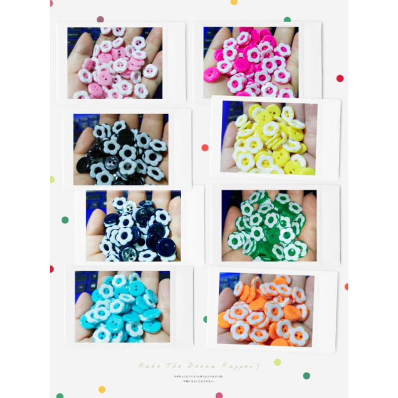 Jual Kancing sakura diameter 15 MM ISI 144 biji - Kancing bunga sakura ...