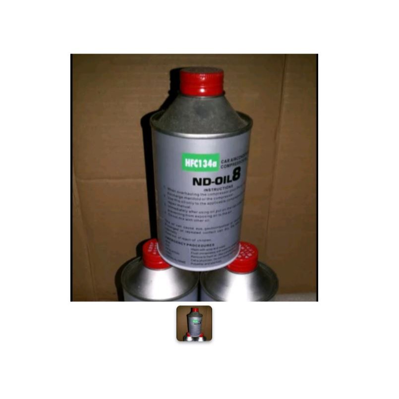 Jual OLI ND8 OIL ND 8 KOMPRESOR AC MOBIL Hfc R134A 250 CC | Shopee ...