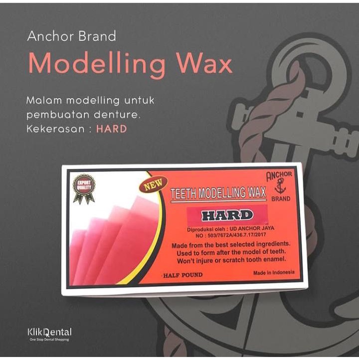 Jual KLIK DENTAL Anchor Teeth Modeling Wax | Shopee Indonesia
