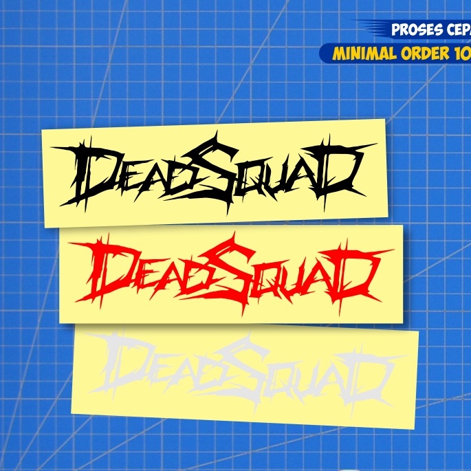 Jual Stiker Dead SQUAD, Cutting sticker Dead Squad | Shopee Indonesia