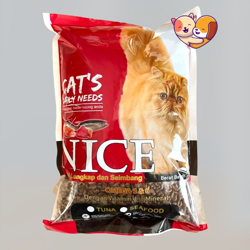 Jual Nice Pakan Kucing 1 kg | Shopee Indonesia