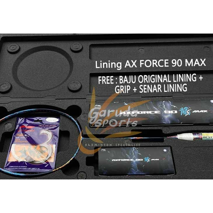 Jual RAKET BADMINTON LINING AXFORCE 90 MAX LINING AX FORCE 90 MAX ...
