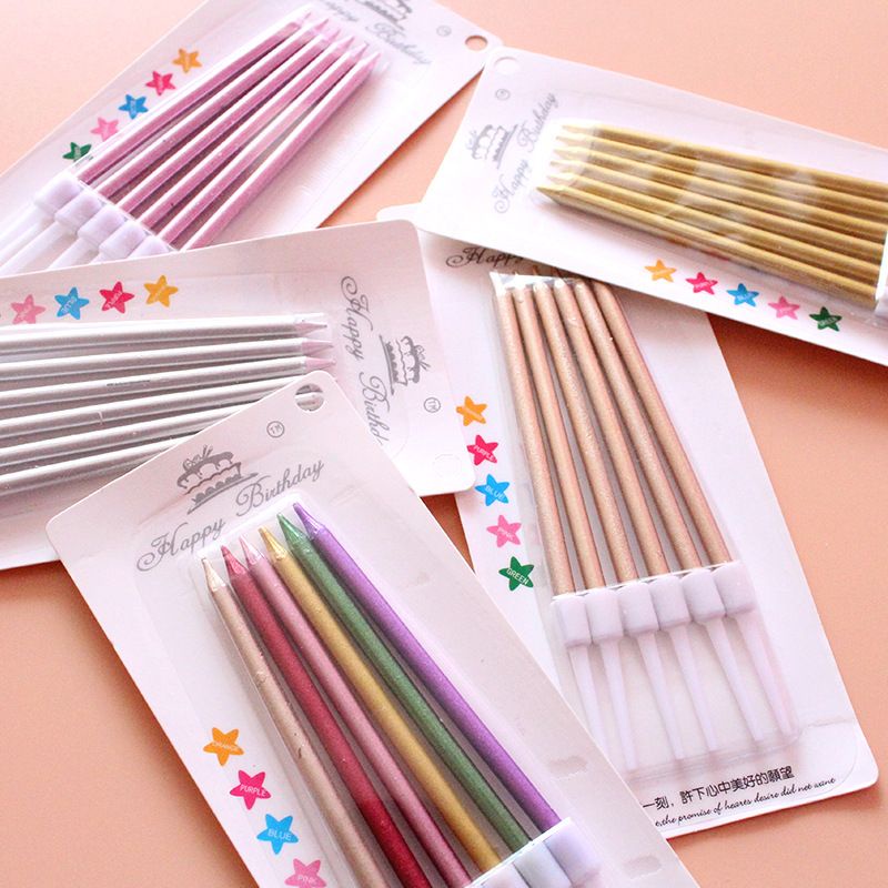 Jual lilin panjang lurus / lilin ulang tahun / happy birthday candle ...