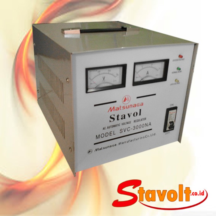 Jual Matsunaga Stabilizer/stavol listrik 3000 va penstabil listrik pln ...