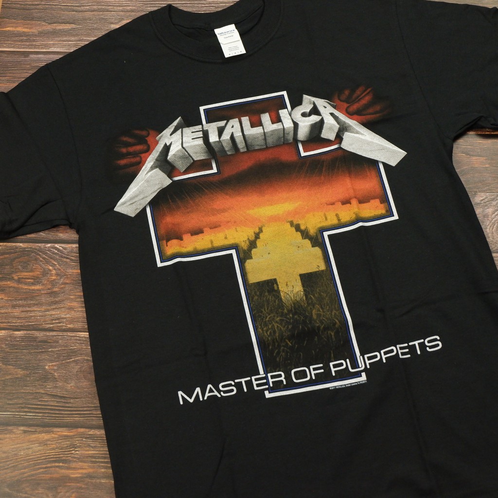 Jual KAOS METALLICA - MASTER OF PUPPETS CROSS | Shopee Indonesia