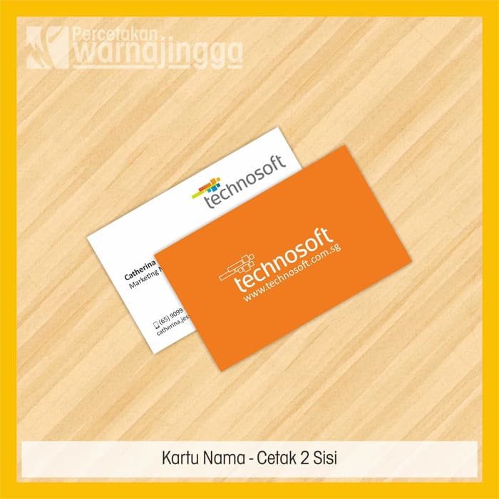 Jual Cetak Kartu Nama 2 Sisi - Full Color - Laminating Murah | Shopee ...