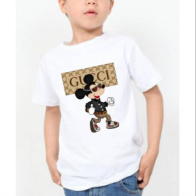 Jual Kaos GUCCI| Baju GUCCI Mickey Mouse| Baju Anak | Baju Cewe | Baju ...