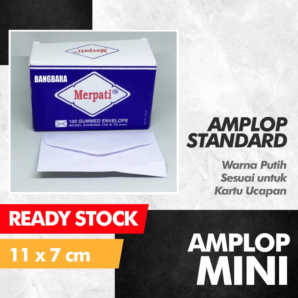 Jual Amplop Mini / Amplop Kartu Ucapan /Amplop 11x7 cm | Shopee Indonesia
