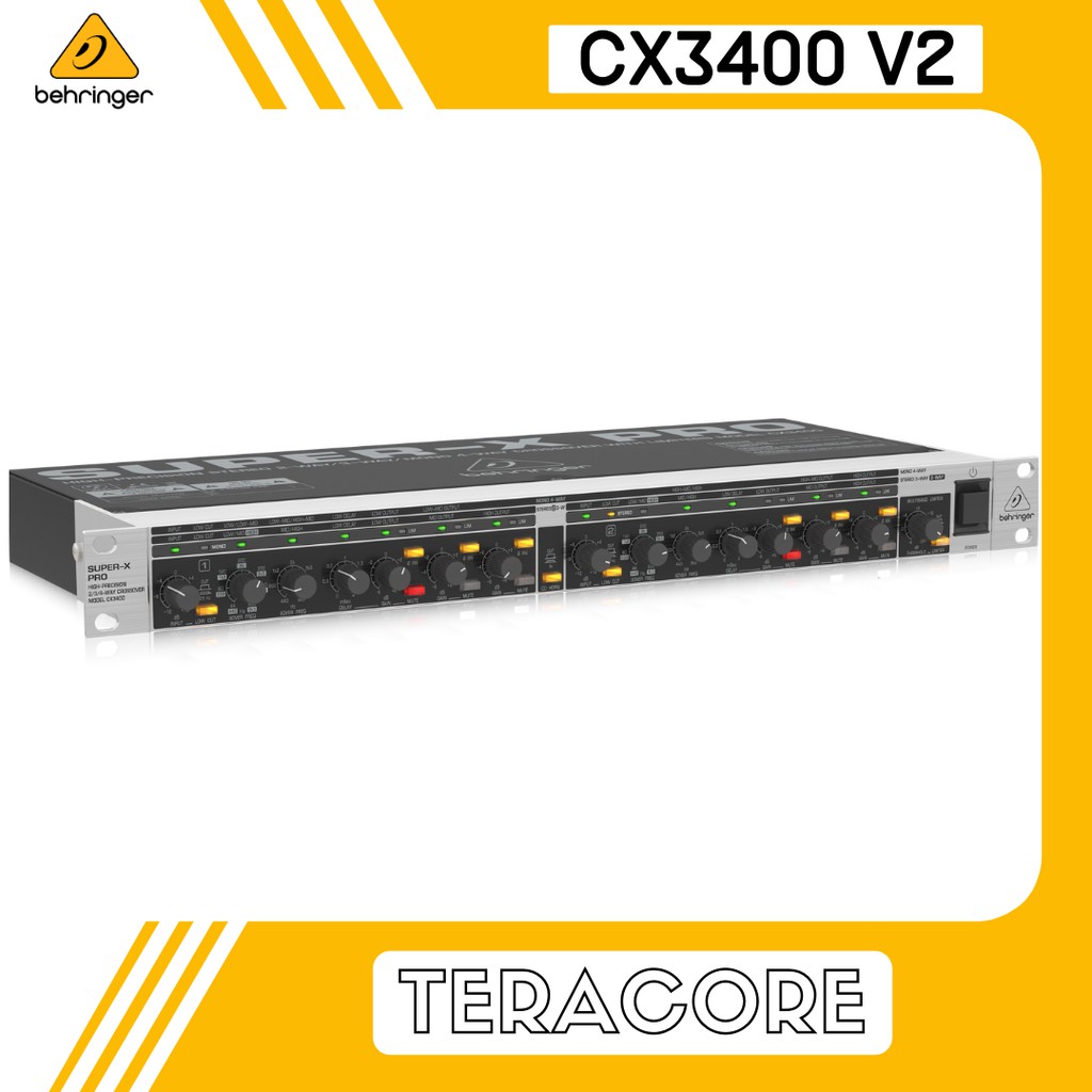 Jual Behringer CX3400 CX 3400 v2 Crossover Stereo 2-Way 3-Way Mono 4 ...