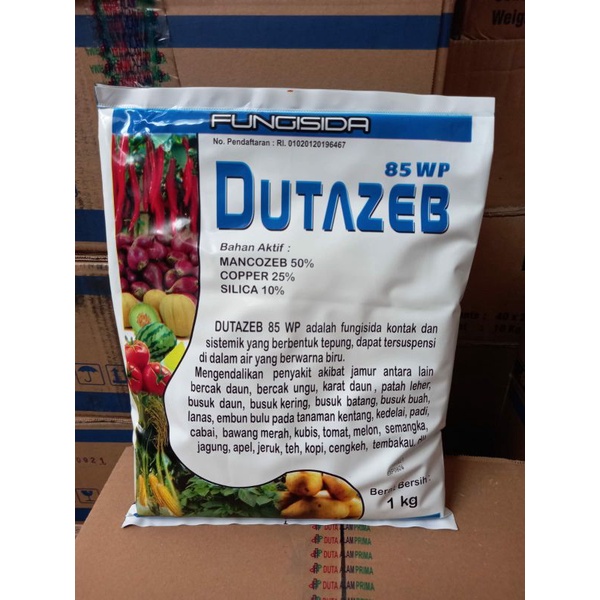 Jual Fungisida kontak sistemik Dutazeb 85 WP 1 kg mancozeb Biru Copper ...