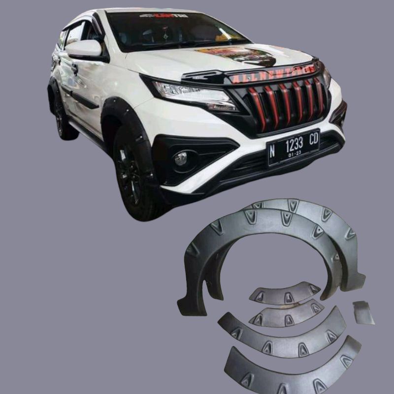 Jual Over fender Mobil toyota all new RUSH TERIOS variasi Baut tahun ...