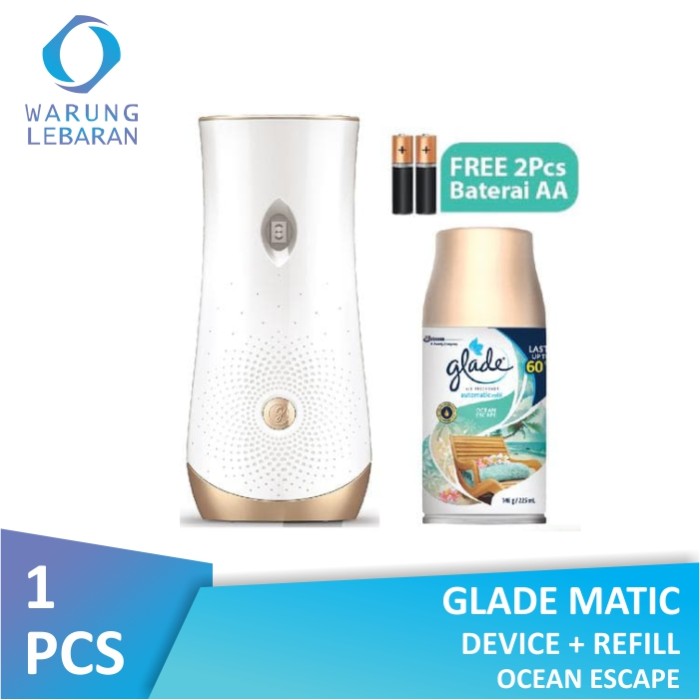 Jual Glade Automatic Spray Device + Refill Ocean Escape 225 ml | Shopee Indonesia