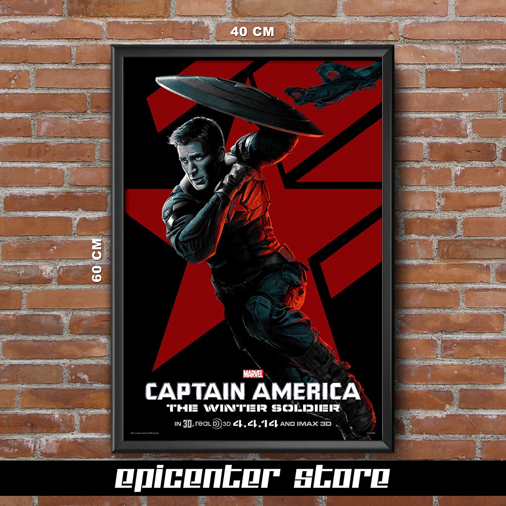 Jual Poster Film Captain America Winter Soldier - Imax Steve Rogers ...