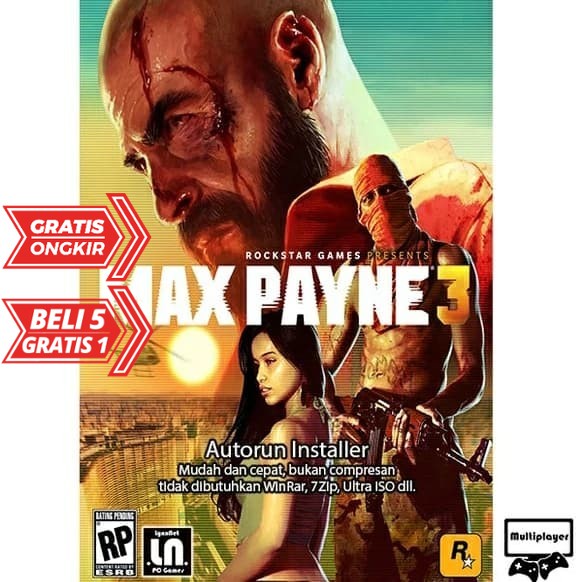 Jual Max Payne 3 Complete Edition - PC Game Shoot - Download Langsung ...