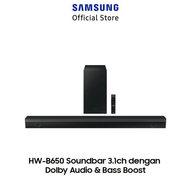 Jual Samsung Soundbar HW-B650 3.1ch dengan Dolby Audio & Bass Boost ...