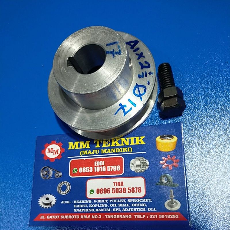 Jual Pully A1 x 2,5 inchi AS 0, 8, 10, 12, 14, 15, 16, 17, 18, 19, 20 ...