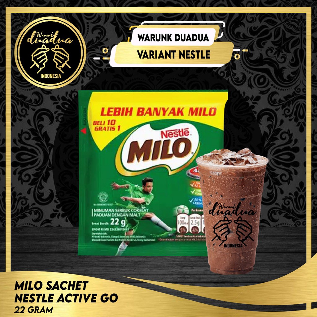 Jual Milo Sachet Nestle Active Go 22 Gram | Shopee Indonesia