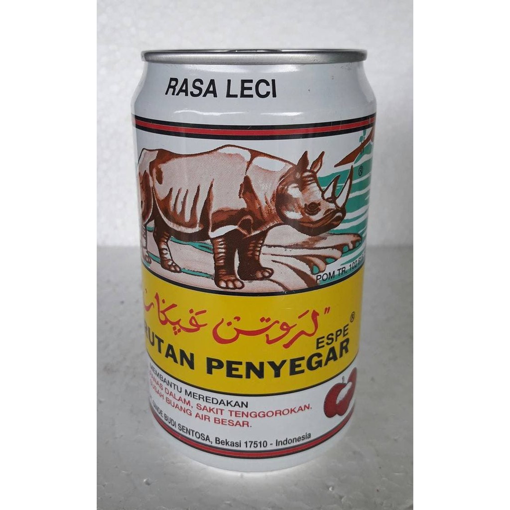 Jual Larutan Penyegar Cap Badak Rasa Leci Sinde Kaleng Kalengan ...