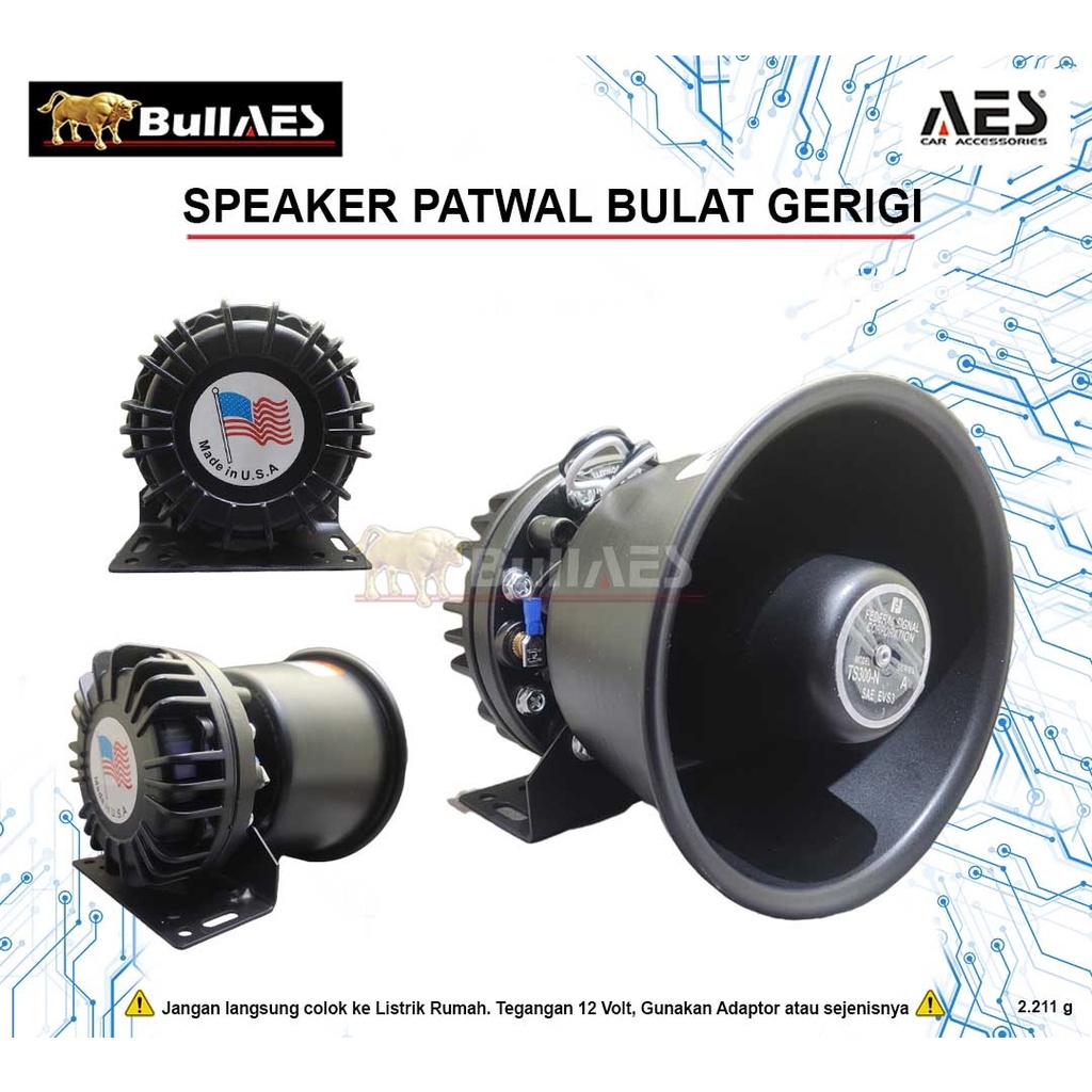 Jual Speaker Sirine BULAT GRIGI 200 Watt HQ | Shopee Indonesia