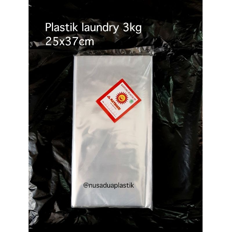 Jual Kantong Plastik Laundry PP 3 kg 25x37 cm | Shopee Indonesia