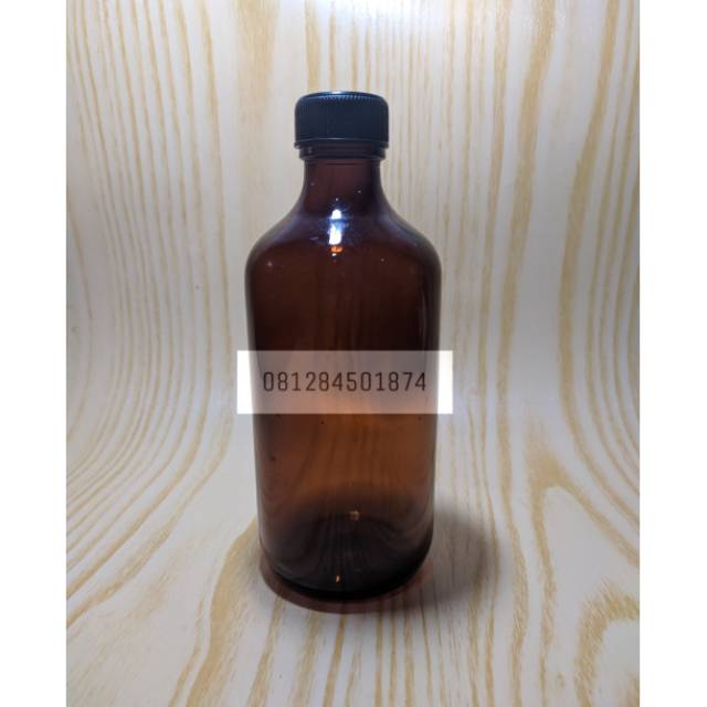 Jual Botol kaca 300 ml warna coklat amber tutup ulir | Shopee Indonesia
