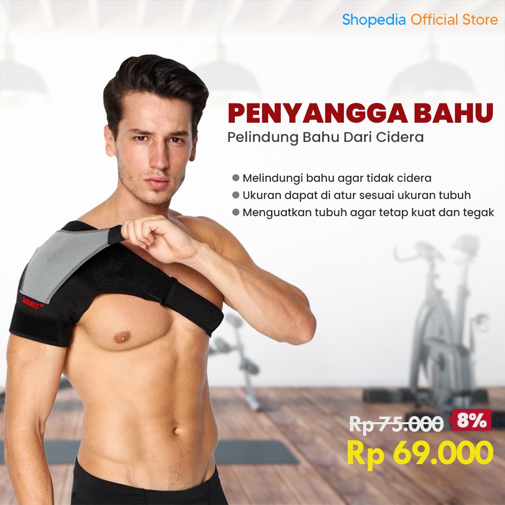 Jual Penyangga Bahu Shoulder Support Pelindung Bahu Agar Tidak Cedera ...