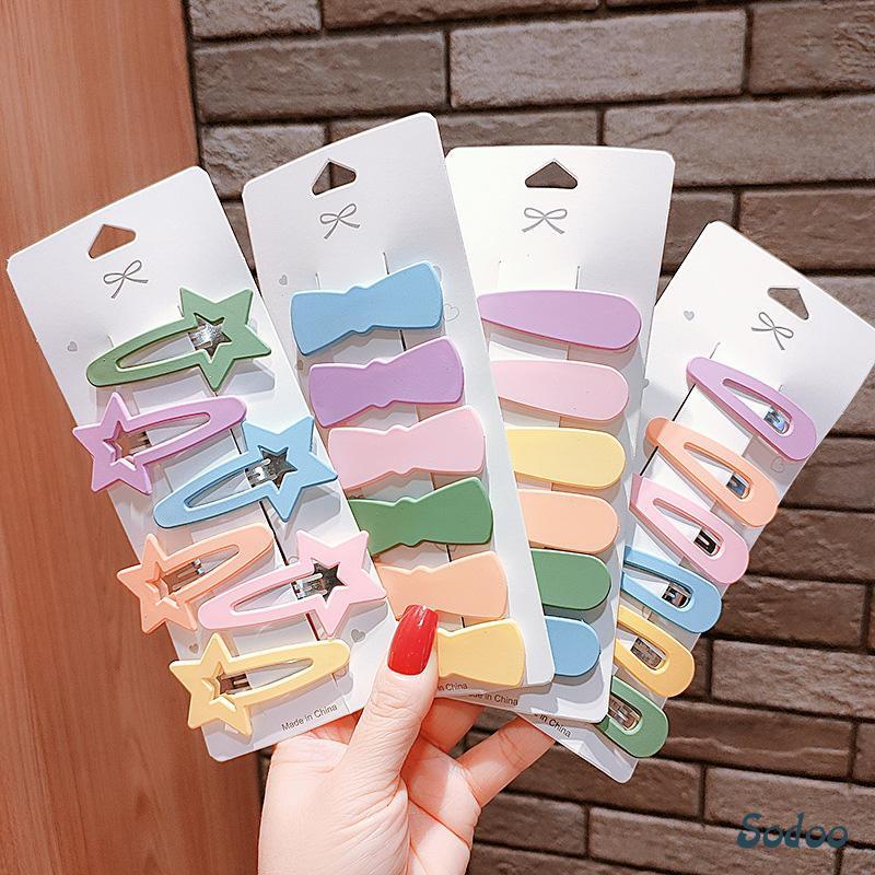 Jual 6PCS jepit rambut anak korea set Hair Clip anak Temperamen Gadis ...