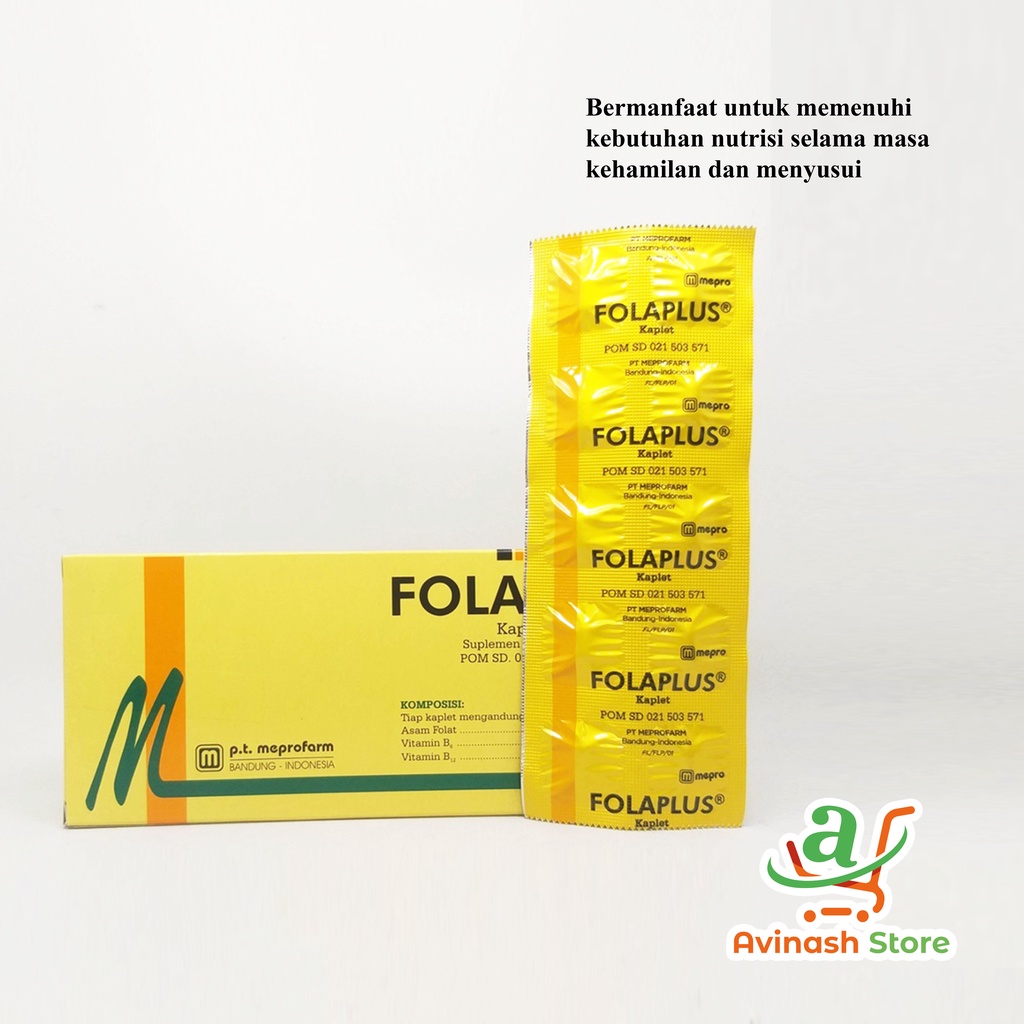 Jual FOLAPLUS ASAM FOLAT HARGA PER STRIP | Shopee Indonesia