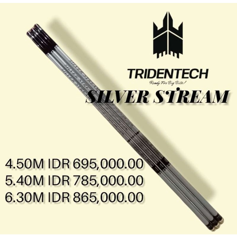 Jual Tegek Sultan Joran Tegek Tridentech Silver Stream Action Hard Tegek Kaku Tegek Kuat ...