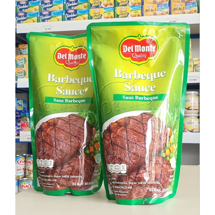 Jual DELMONTE Saus Bakaran Barbeque pouch 1kg | Shopee Indonesia