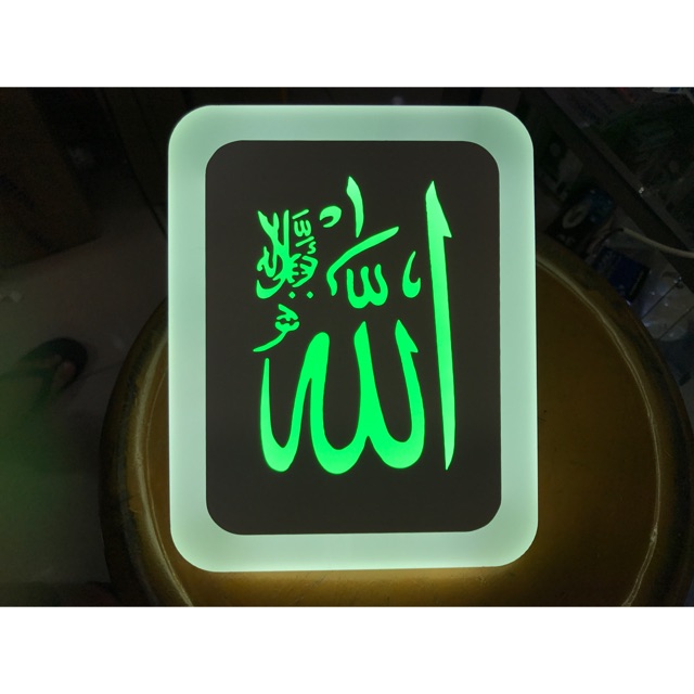 Jual Lampu LED Kaligrafi Allah | Shopee Indonesia