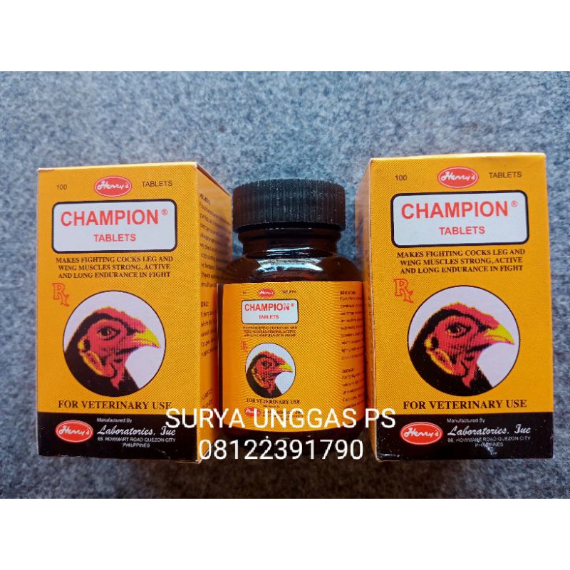 Jual CHAMPION vitamin ayam aduan | Shopee Indonesia