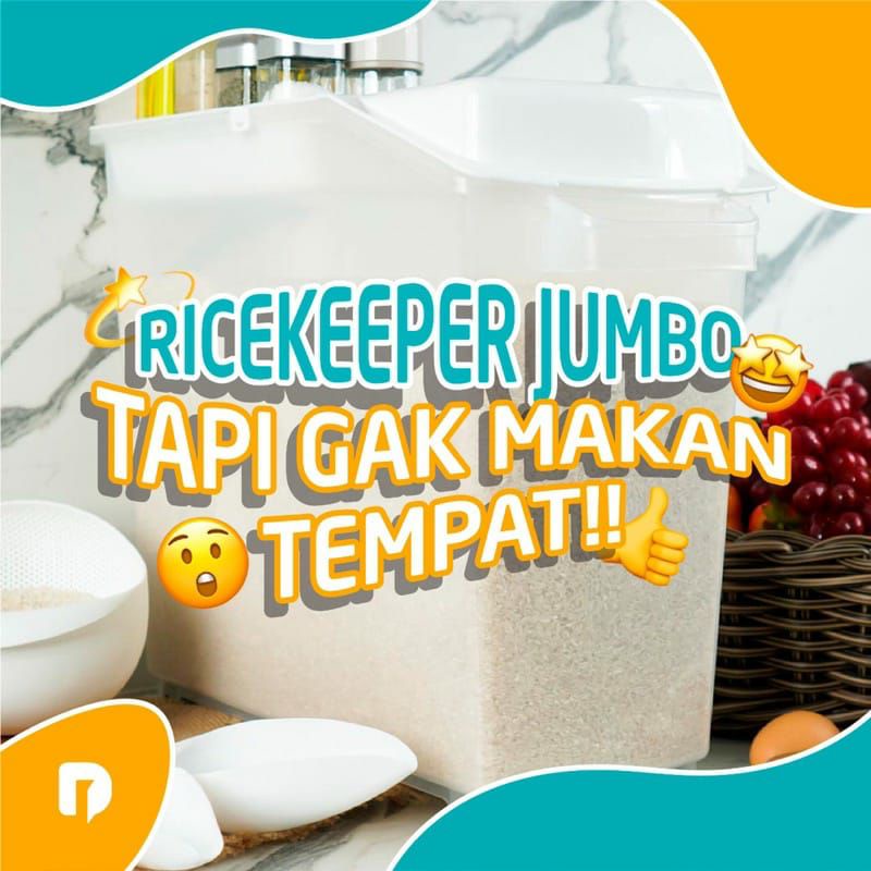 Jual Dispenser Beras Jumbo 20kg Technoplast Rice Keeper Rice Box Wadah ... Jual Dispenser Beras Jumbo 20kg Technoplast Rice Keeper Rice Box Wadah ...