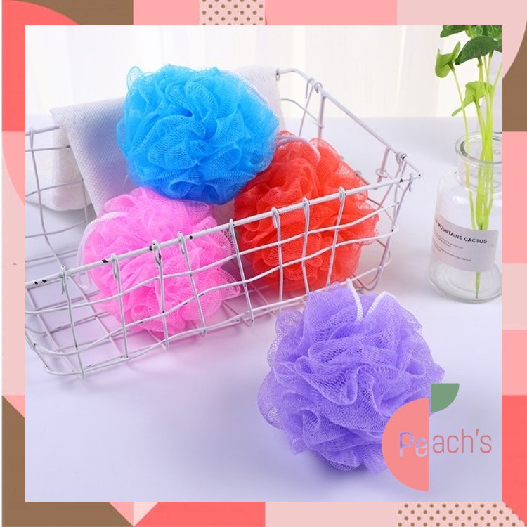 Jual PEACH - H5285 Sponge Mandi Rainbow Color / Bath Puff / Sponge ...