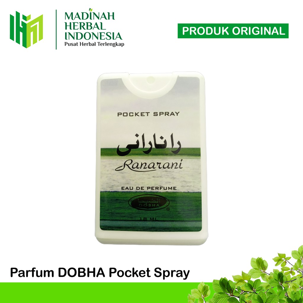 Jual Parfum Dobha Pocket Spray 18 Ml Rana Rani | Shopee Indonesia