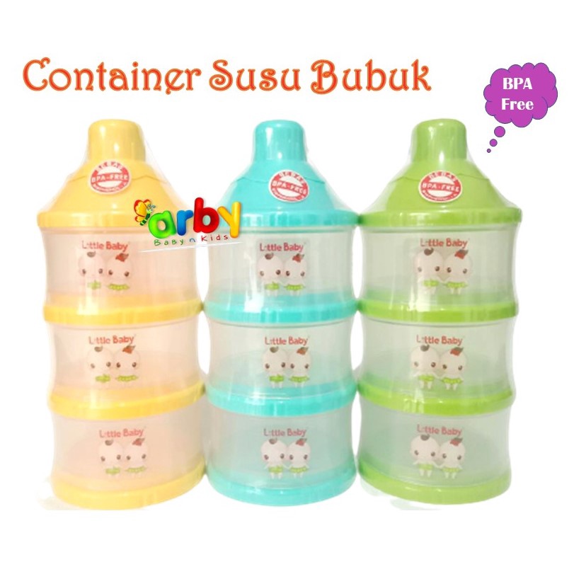 Jual Little Baby Tempat Susu Bubuk Bayi / Container Kontainer Susu 3 ...