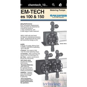 Jual Dosing Pump Pulsafeeder Chemtech 100-30 Usa | Shopee Indonesia