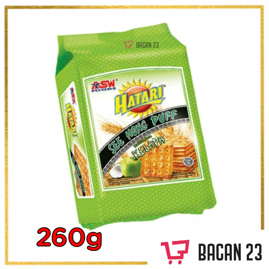 Jual Hatari Biskuit Gabin 260gr ( Cream Crackers - See Hong Puff ...