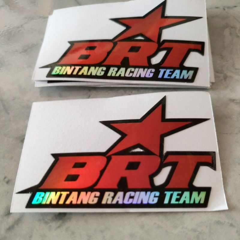 Jual STICKER BRT BINTANG RACING TEAM HOLOGRAM | Shopee Indonesia