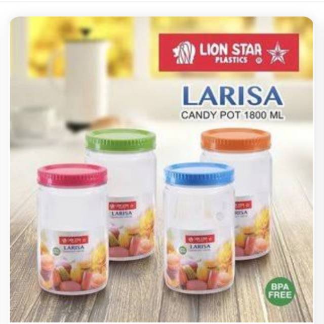 Jual TOPLES LARISA CANDY POT 1800ml-PP 69 | Shopee Indonesia
