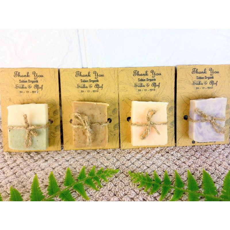 Jual Souvenir Pernikahan Sabun Organik/ Sabun Alami. Organic Soap for ...