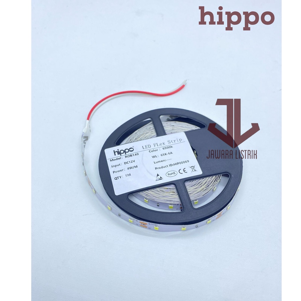 Jual HIPPO LED STRIP ROB140 4 WATT 5 METER | Shopee Indonesia
