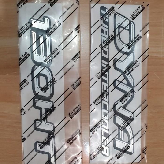 Jual sticker toyota dyna turbo intercooler dyna 130 ht original ...