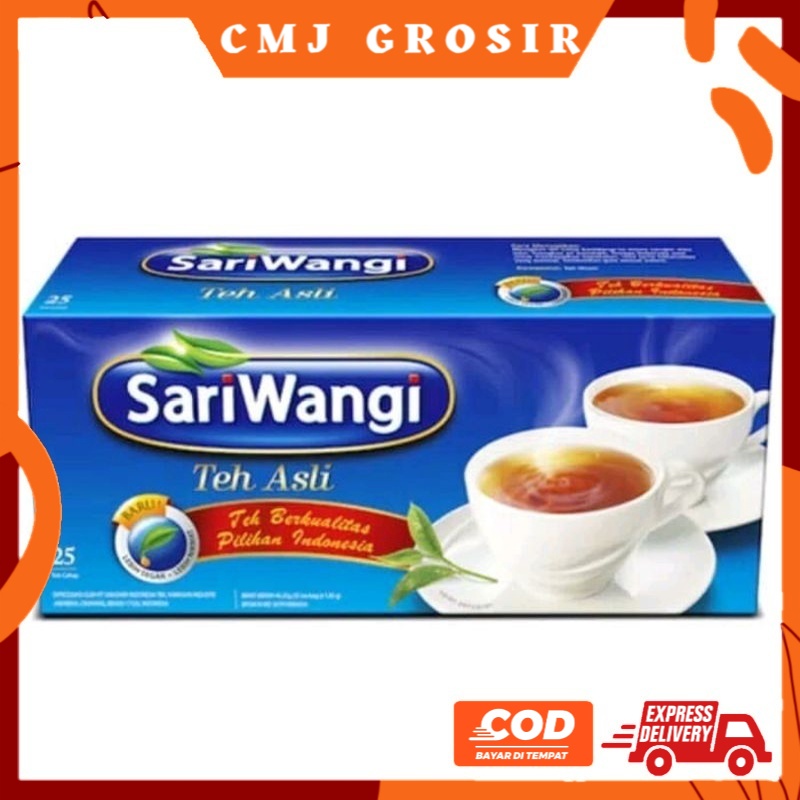 Jual SARIWANGI TEH CELUP ASLI 25's x 1,85 gram - Teh Wangi - Teh Asli ... Jual SARIWANGI TEH CELUP ASLI 25's x 1,85 gram - Teh Wangi - Teh Asli ...