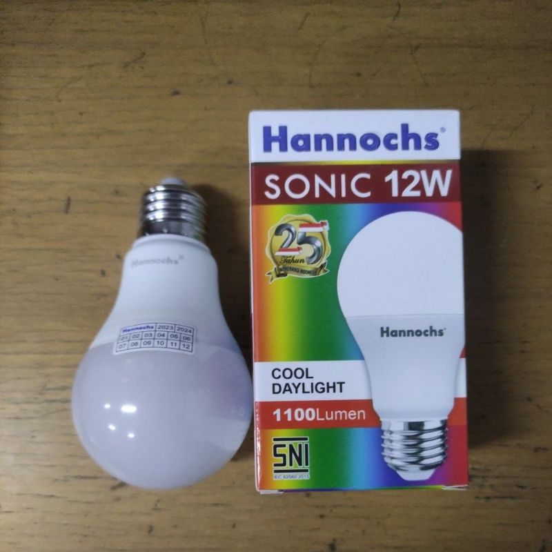 Jual lampu led Hannoch Sonic 12 watt cahaya putih | Shopee Indonesia