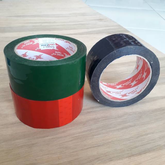 Jual Bengyu Lakban Bening Warna Kilap 2" | Shopee Indonesia